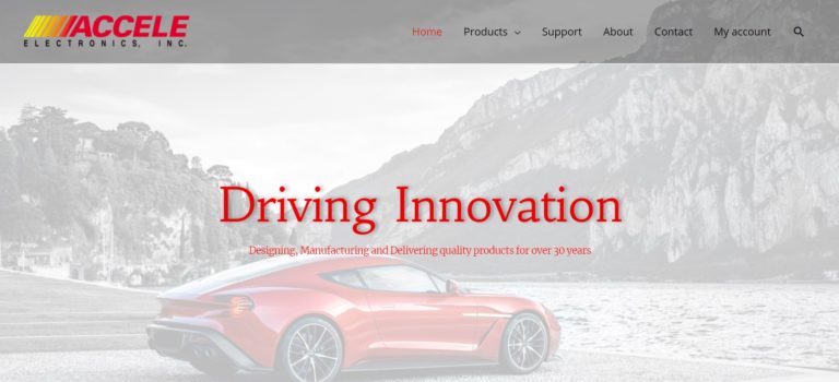 Accele Electronics Launches New Website | THE SHOP