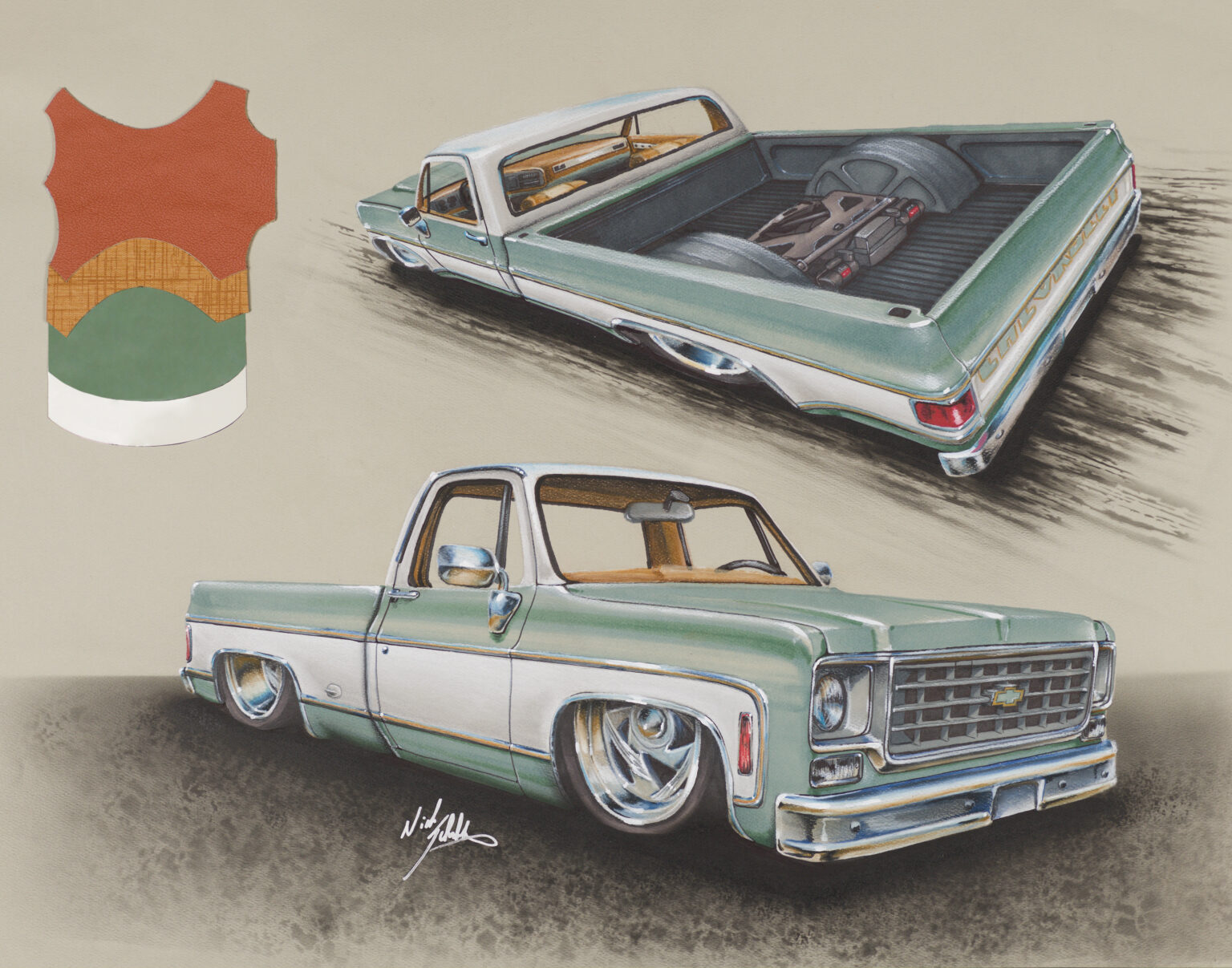 16-Year-Old Builder Debuting 1976 Chevy C10 at SEMA Show | THE SHOP