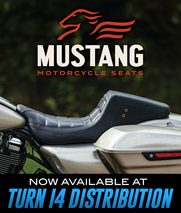 Turn 14 Distribution Adds Mustang Motorcycle Products to Line Card ...