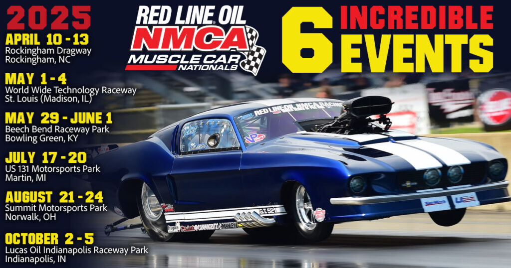 NMCA Muscle Car Announces 2025 Season Schedule | THE SHOP
