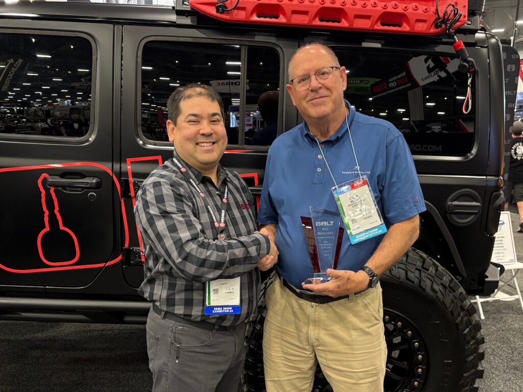 BOLT Lock Names Mahaney 2024 Manufacturer’s Rep of the Year | THE SHOP